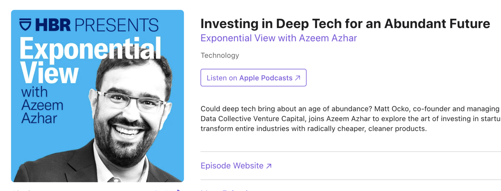 Top 5 Notes from Matt Ocko’s deeptech podcast w Exponential View ...